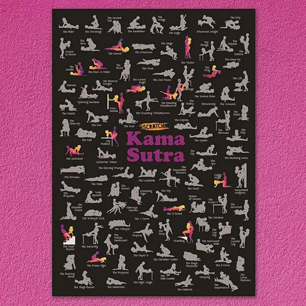 Poster à Gratter Kamasutra Cadomaestro